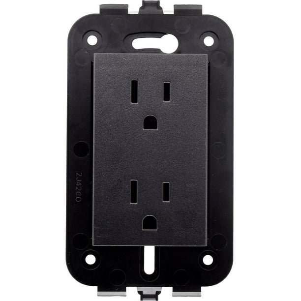 Contacto Duplex Leviton Grafito Sin Placa 125-250V | Bodega Aurrera en ...