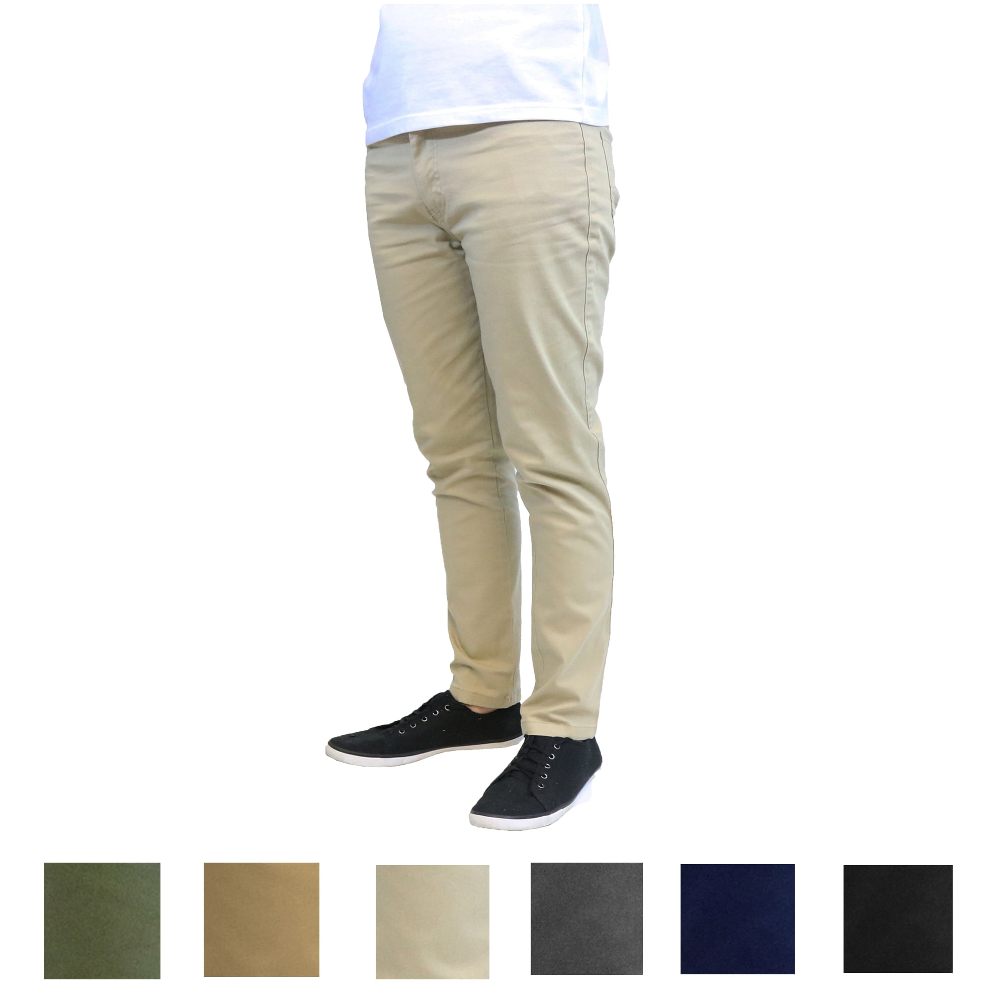 Men's Slim Fit Chinos - Walmart.com