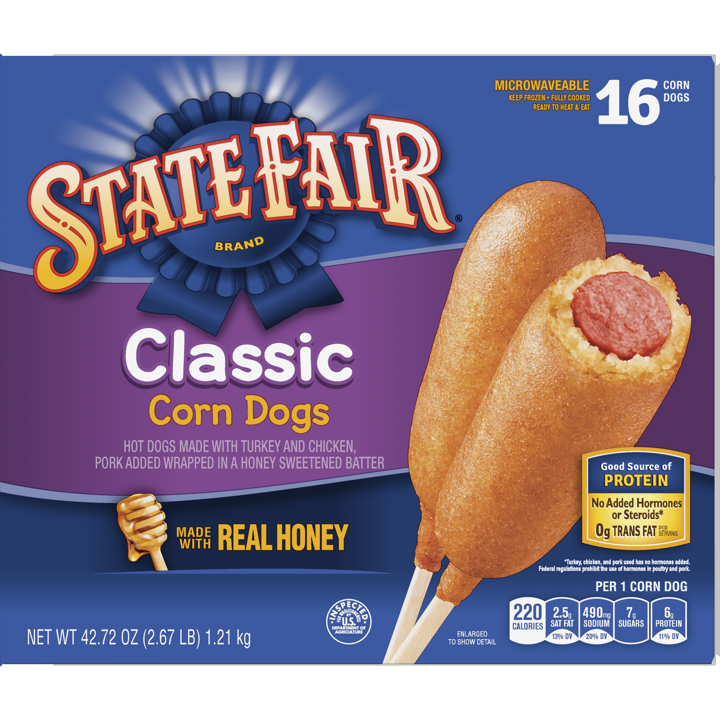 State Fair® Classic Corn Dogs, 42.72 oz, 16 Count (Frozen) – BrickSeek