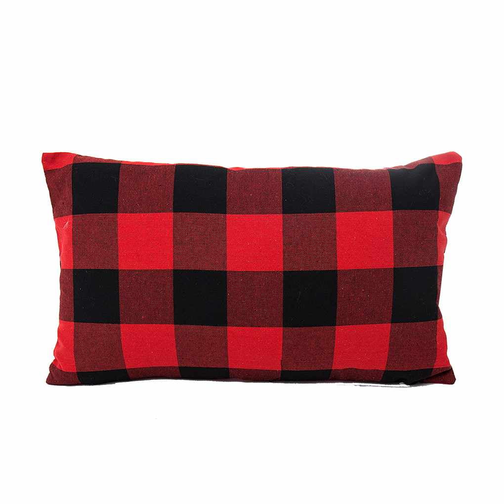 Checkered Pattern Pillow Case Square Rectangle Pillowslip Cushion Cover ...