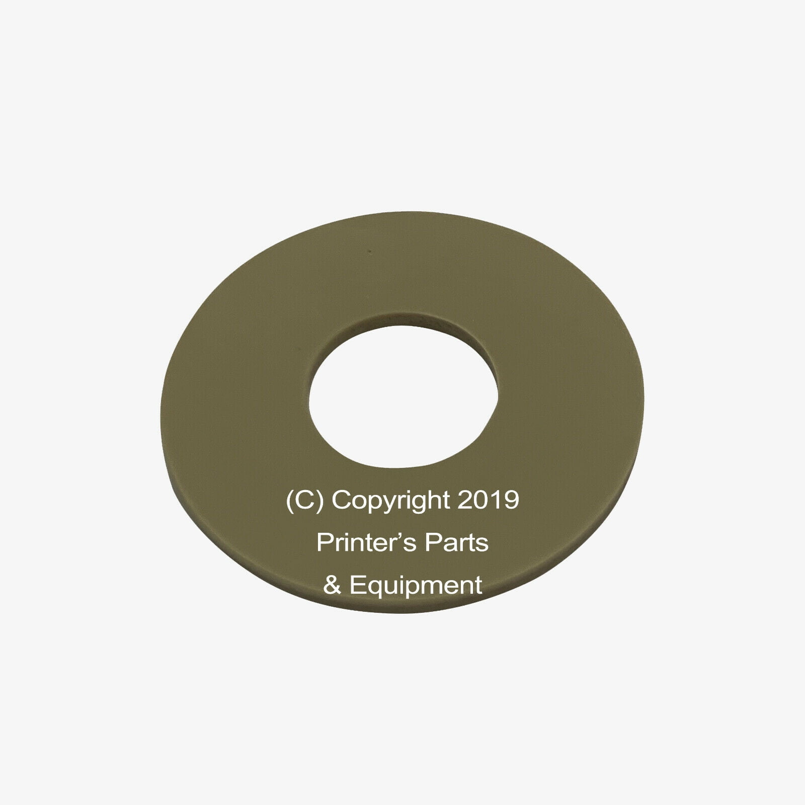 Flat Rubber Disc for Heidelberg 1 1/4 x 1/2 x 1/16 / 31.8 x 12.7 x 1 ...