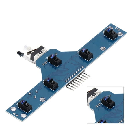 Ccdes Line Track Module,Infrared Sensor Module Obstacle Avoidance 5 Channel Tracking For Smart ...