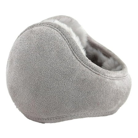Stylish Soft Faux Fur Plush Fleece Ear Muff Adjustable Behind The Head ...