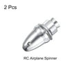 Uxcell 2PCS RC Plane Airplane Spinner Propeller Adapter for Shaft ...