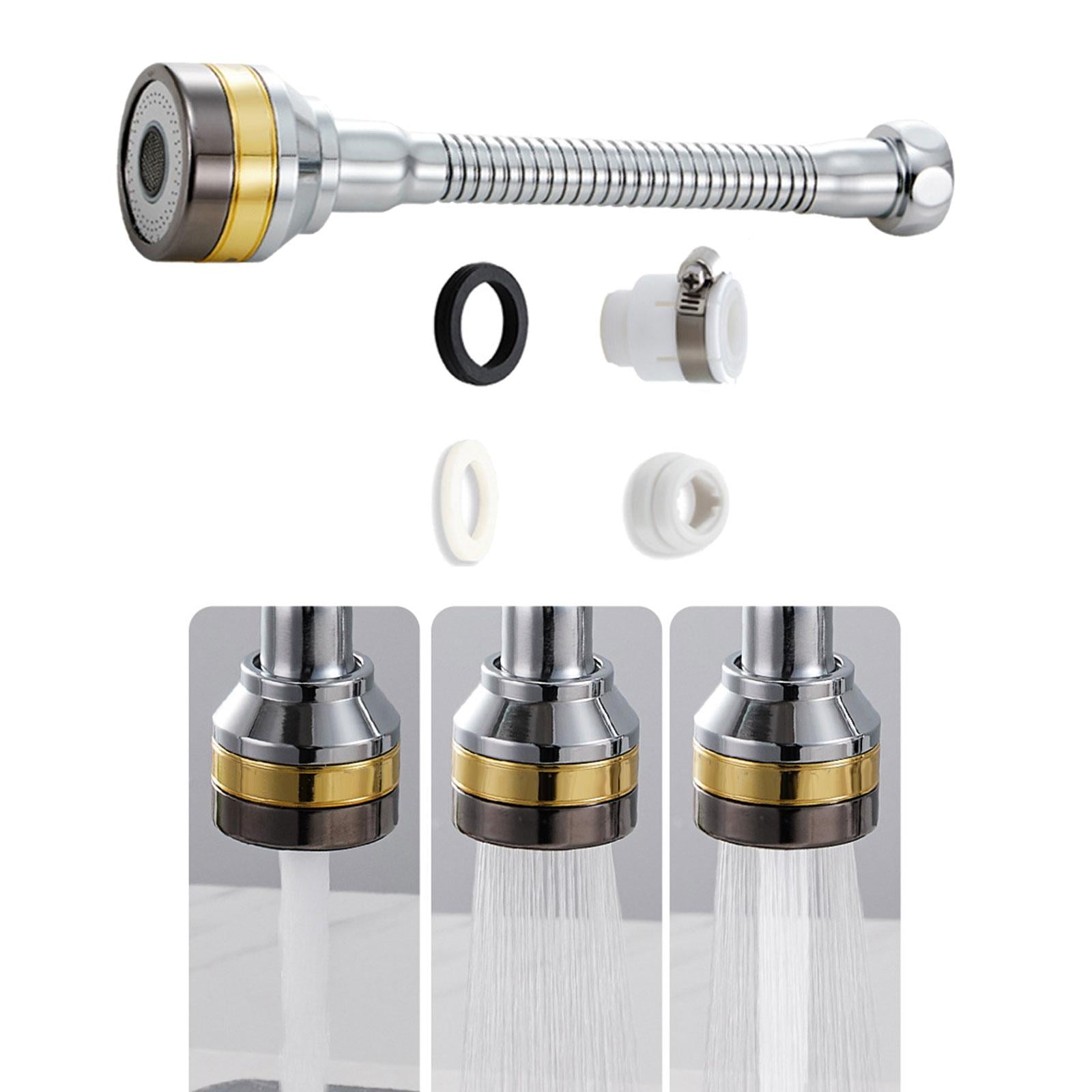 360 degree Flexible Faucet Extender Anti Splashing Kitchen Faucet ...