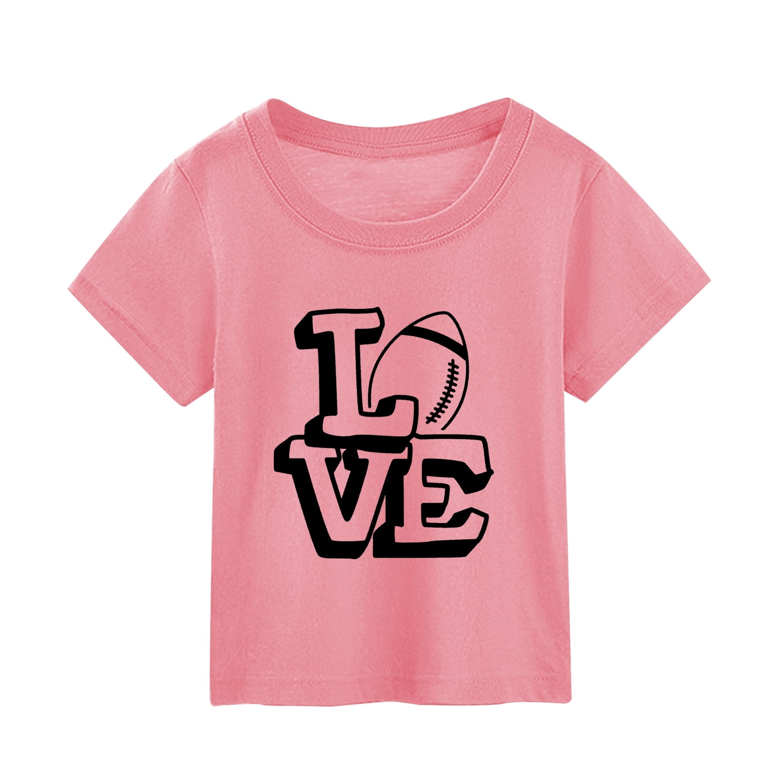 FhsagQ Tops Girls Shirts Size 10-12 Lightweight Football Fans Sports ...