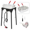 Fryin' Saucer Outdoor Portable Propane Deep Fryer, Gas Outside Cooker ...