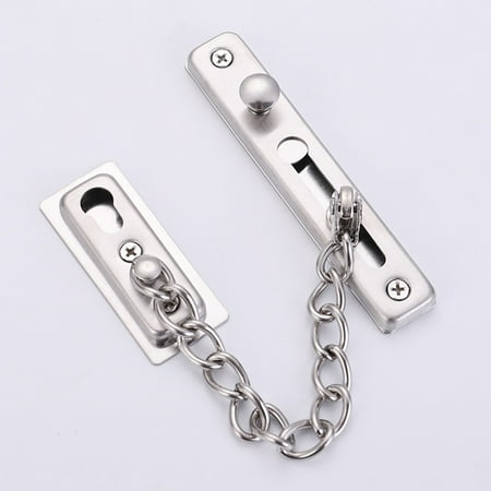 No Punching Door Chain Latch Bolt Restrictor Guard Lock Slide Catch ...