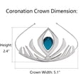 Dreamtale Princess Frozen Elsa Crown Tiara Coronation Dress Up for ...