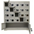 20-Slot Mobile Phone Storage Cabinet Visible with Lock for Office ...