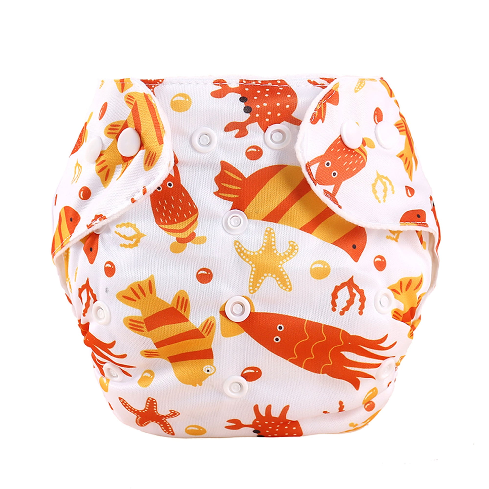 Arvbitana Adjustable Reusable Swim Diaper Cartoon Print Buttons Stylish ...