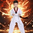 Breathable Nylon Kids Taekwondo Uniform Karate Suit Professional ...