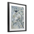 Stupell Industries Blue Bird in Magnolia Tree Black Framed Print Under ...