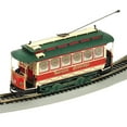 Bachmann Trains O Scale Christmas Village Streetcar Ready To Run Electric Train Set - Walmart.com