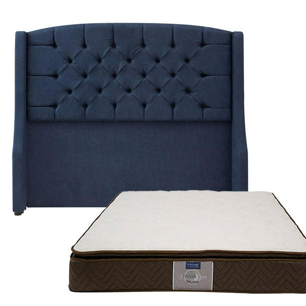 Colchón Queen Size + Cabecera Sitka Restonic DICASA Nautilus | Bodega Aurrera en línea