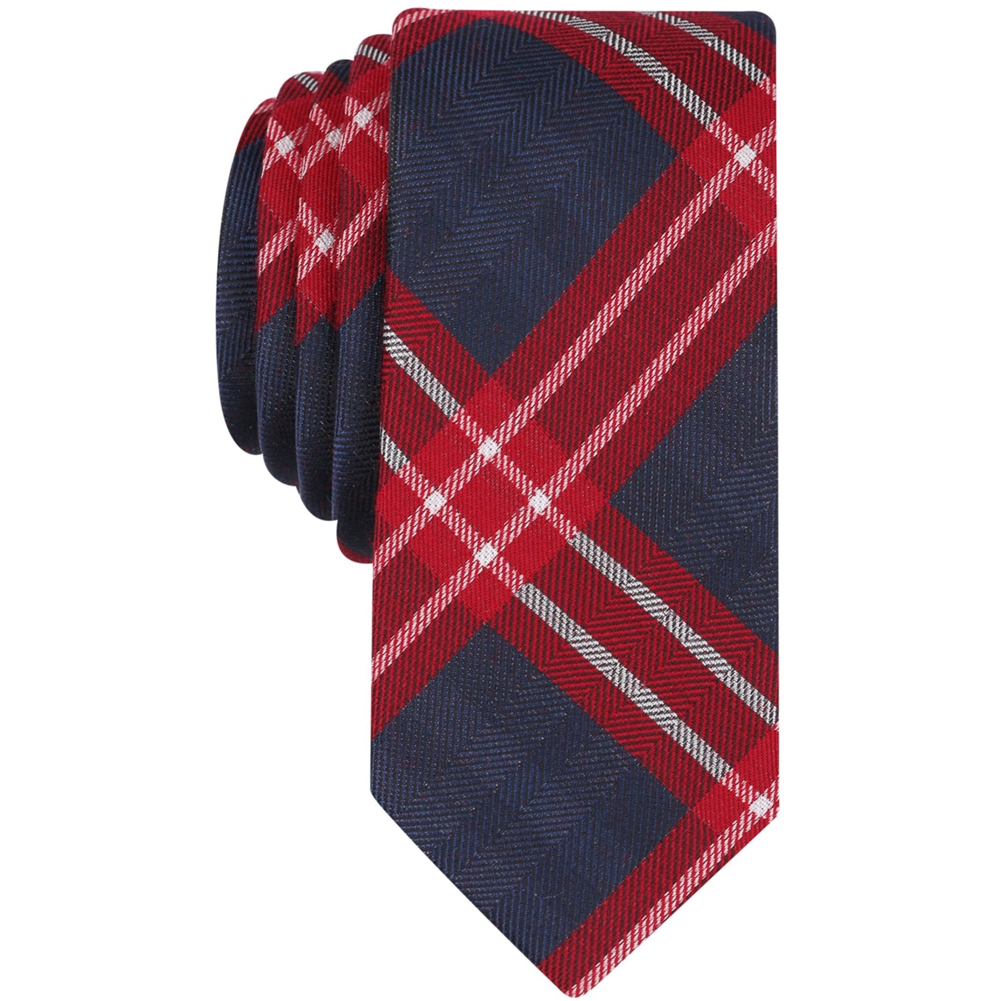 bar III Hombre Albina Plaid Corbata Atada, Rojo, Talla Única bar III ...