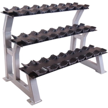 cap barbell 3 tier 43 dumbbell rack w/saddles - Walmart.com