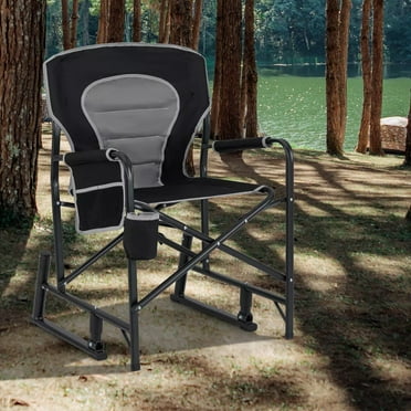 ABORON Heated Double Camping Chair for Adults, Lawn Outdoor Sports ...