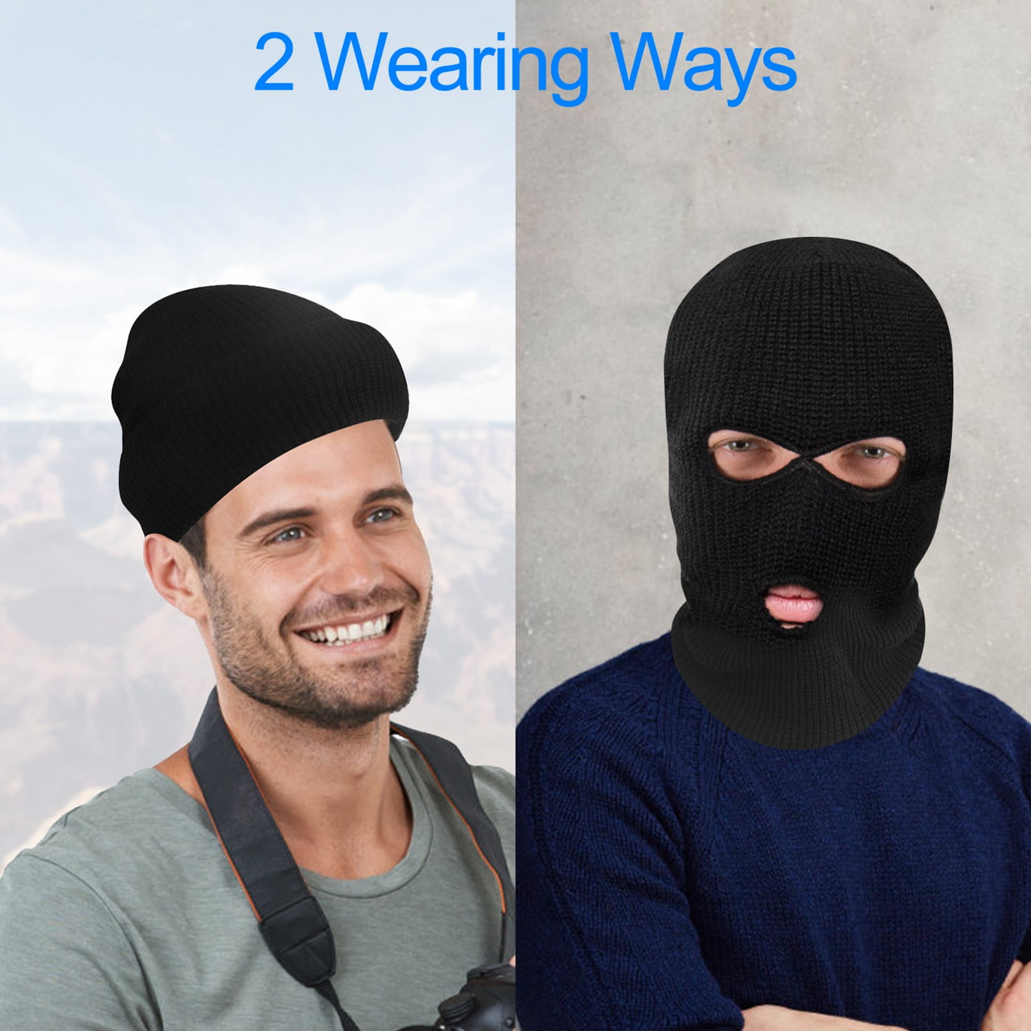 Man In Ski Mask Smiling