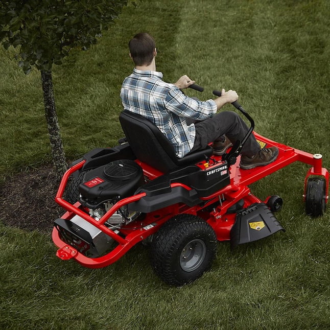 CRAFTSMAN Z510 20-HP V-Twin Dual Hydrostatic 42-in Zero-Turn Lawn Mower ...