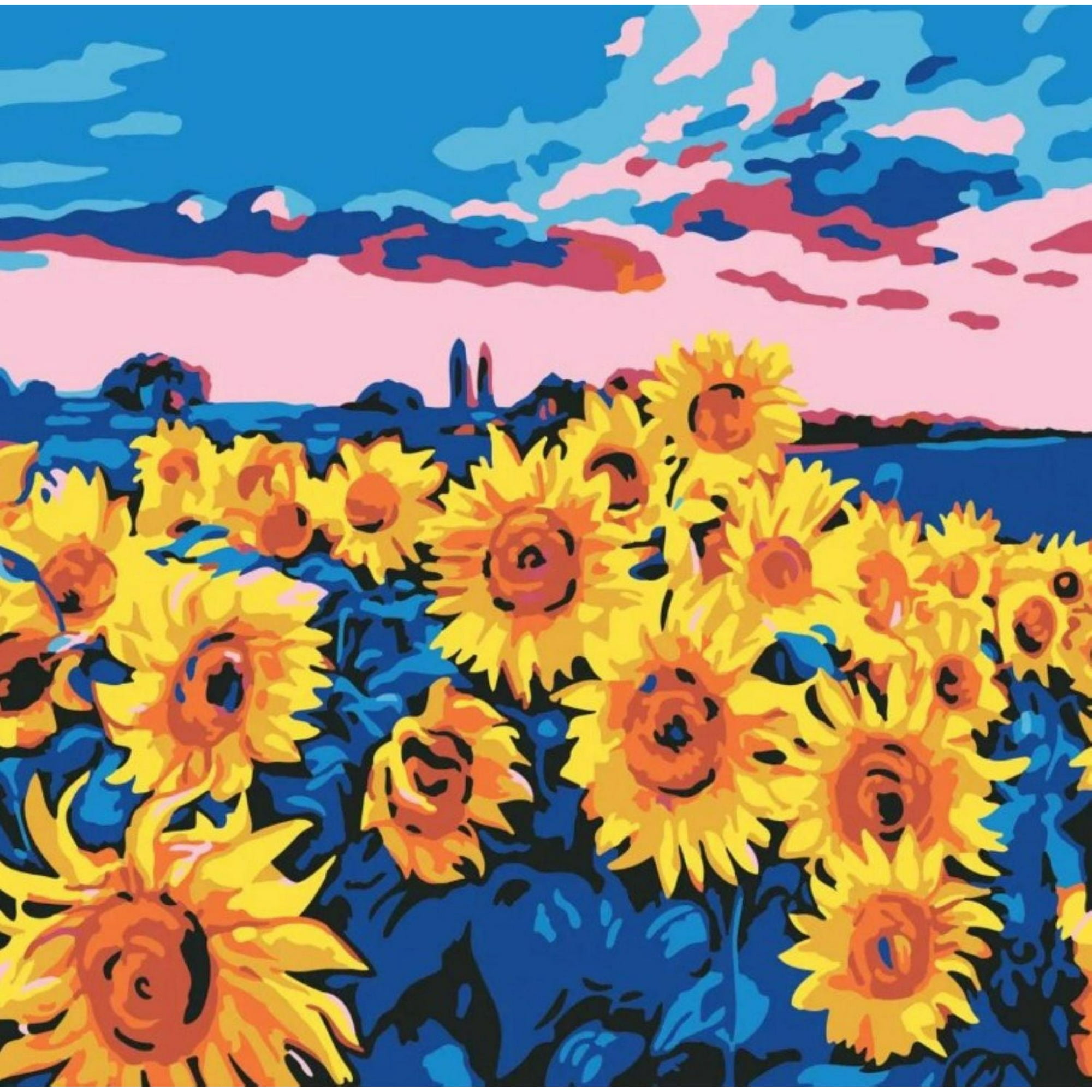 Click here for Plaid Modern-Paint-By-Number Kit  Sunflower Meadow... prices