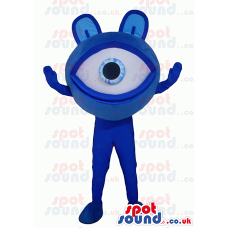 Single eyed blue monster - your SPOTSOUND Mascot in a box ! - Mascots ...