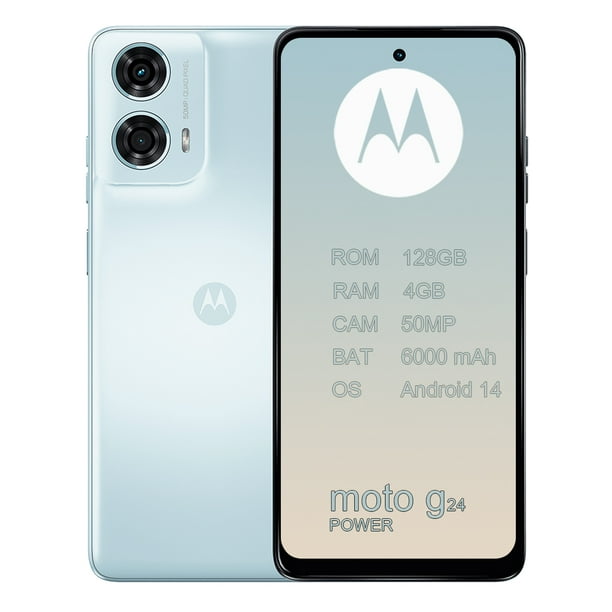 Motorola Moto G24 Power 128GB 4GB Glacier Blue | Walmart en línea
