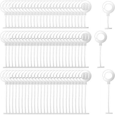 Wideskall 5" inch Snap Lock Pin Security Loop Plastic Price Tag ...