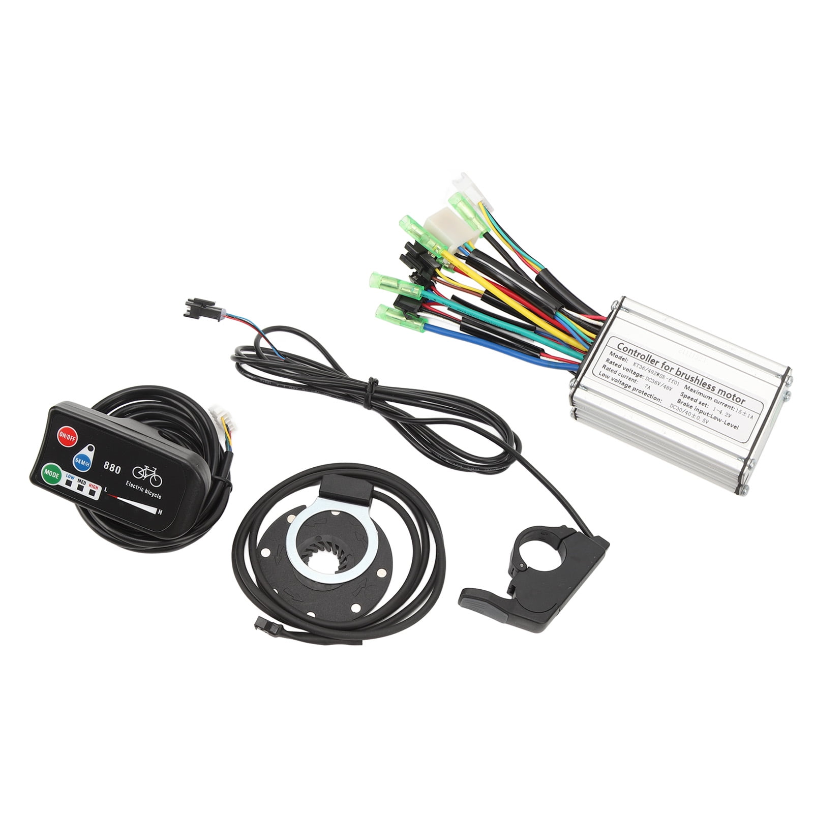 Electric Bike Motor Controller, Thumb Throttle 36V 48V 250W Electric ...