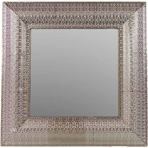 Urban Trends Collection: Metal Wall Mirror, Electroplated Finish ...