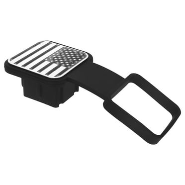 Ram Head Black On White 2" Oval Tow Trailer Hitch Cover Plug Insert ...