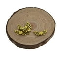 S SERENABLE 2x50Pcs Antique Gold Wing Heart Spacer Beads Jewelry DIY ...