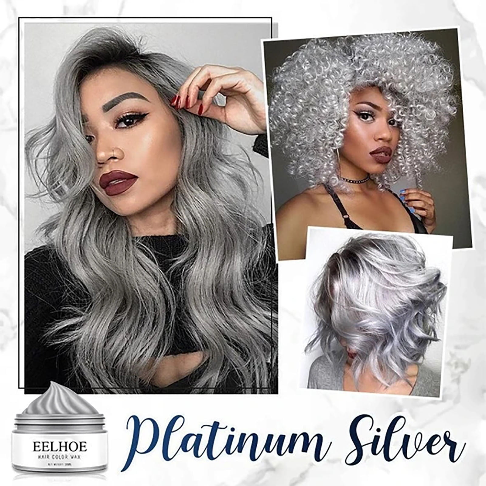 Platinum Silver Hair Dye