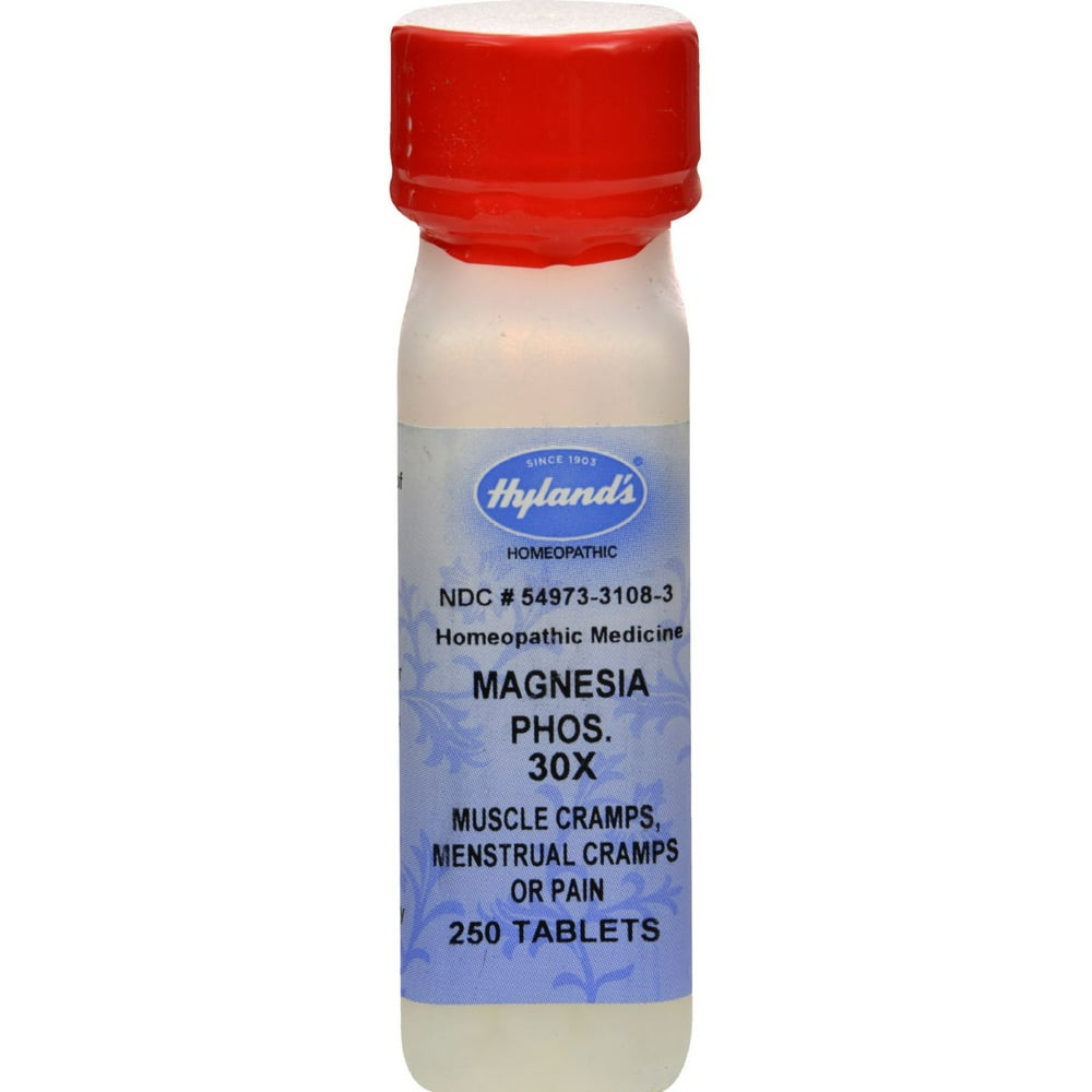 Hylands Homeopathic Magnesia Phos 30X - 250 Tablets - Walmart.com ...