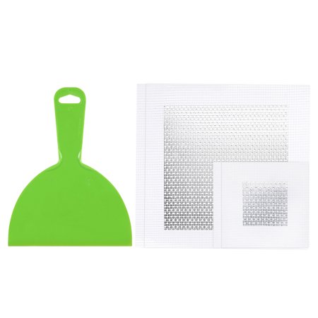 Uxcell 6-inch Putty Knife and 2" & 6" Aluminum Wall Repair Patch Self ...