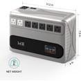 SKE UPS 850VA/480W Battery Backup & Surge Protector for Computer ...