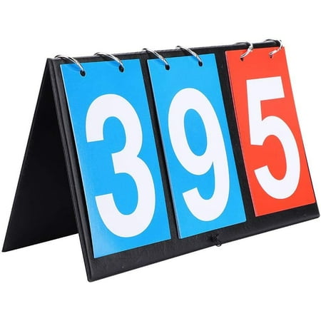 Flip Scoreboard Score Flip Board Basketball Scoreboard, 2/3/4 Digit ...