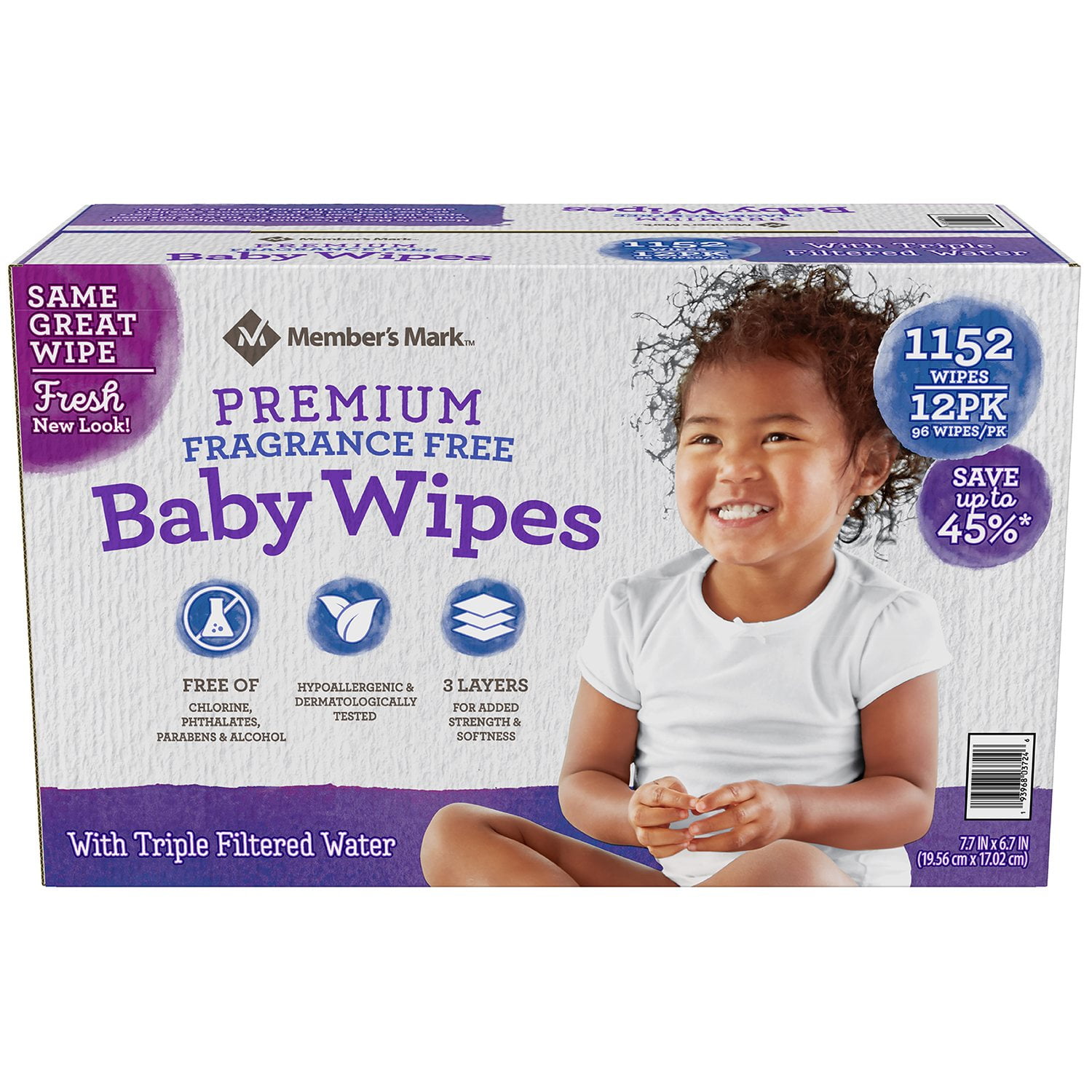 Member's Mark Premium Fragrance-Free Baby Wipes (1152 ct.) - Samsclub.com