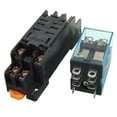 DC12V DC24V AC24V AC110V AC220V LY2NJ DIN Rail Small Electromagnetic ...