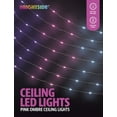 BrightSide Pink Ombre LED Indoor Ceiling Lights, AA Battery-Powered, 3 ...