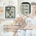 ThermoPro TP50 Indoor thermometer Humidity Monitor Weather Station with ...