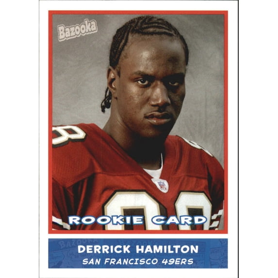 2004 Topps Bazooka #209 Derrick Hamilton RC NFL Football Trading Card ...