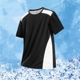 T Shirts for Man 2026 Summer Cool Ice Silk Crew Neck Short Sleeve Sport ...