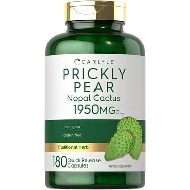 Planetary Herbals Nopal Cactus Supplement, Full Spectrum, 1000mg, 60 ...