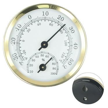 1pc 27mm Plastic Thermometer High Accuracy Thermometer Mini Round ...