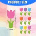 Bulk 45 Spring Tulips Cut Outs Floral Patterned Paper Shapes for ...