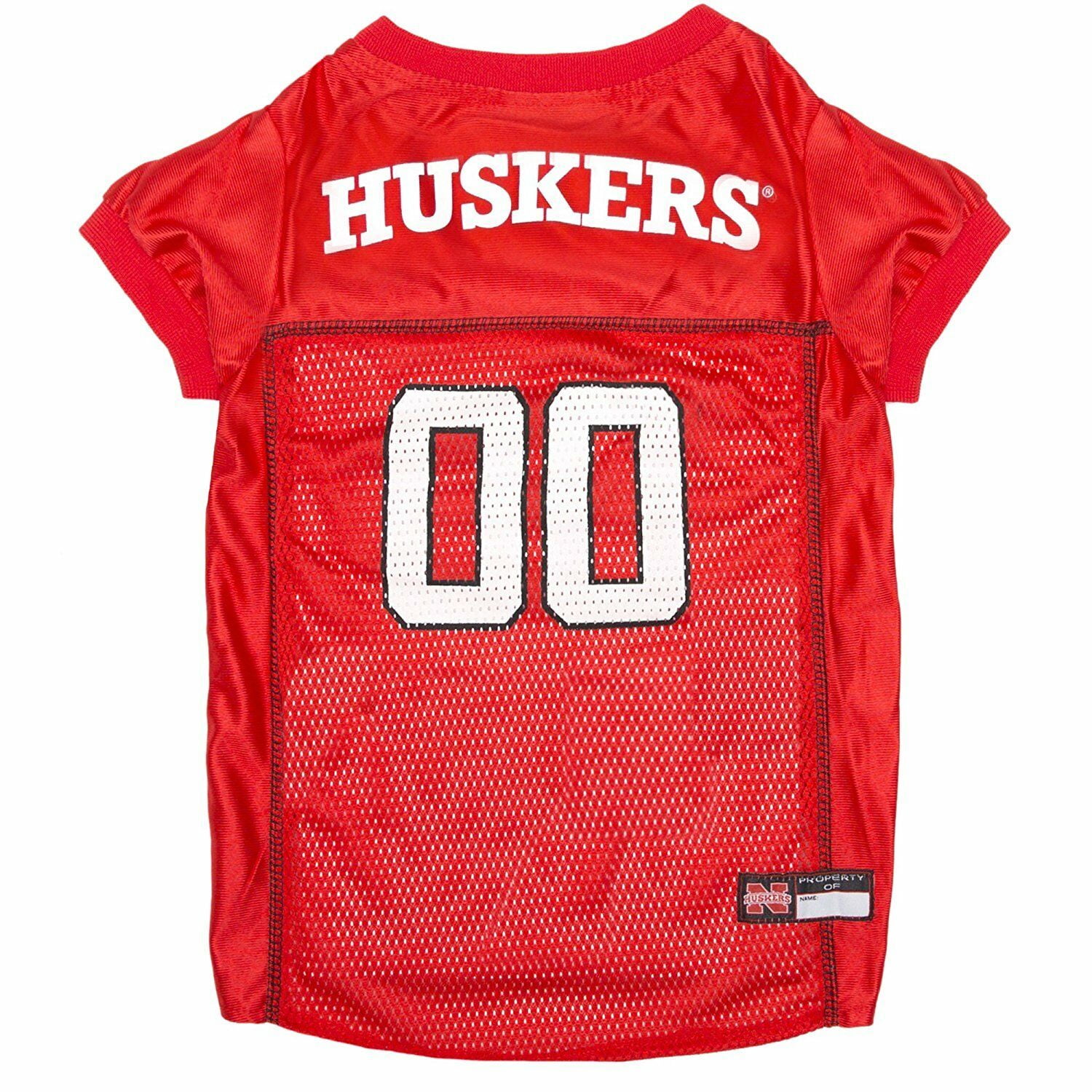Pets First Collegiate Nebraska Huskers Football/Basketball Mesh Jersey ...
