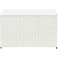 HOUSEHOLD ESSENTIALS Decorative Wicker Paper Rope Storage Chest ...