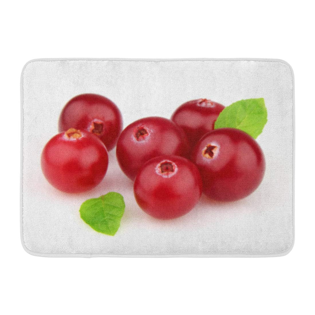 GODPOK White Bright Green Macro Ripe Cranberry with Leaves of Mint Red ...