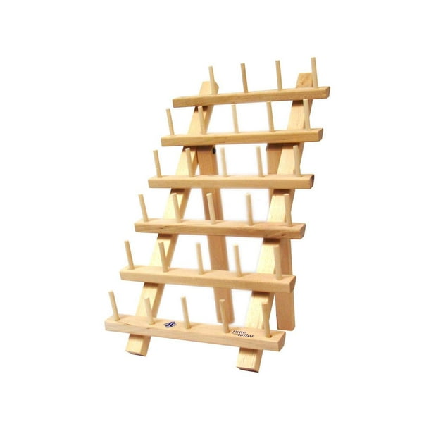 June Tailor Wood Thread Rack 30 Mini Spool W/Legs - Walmart.com